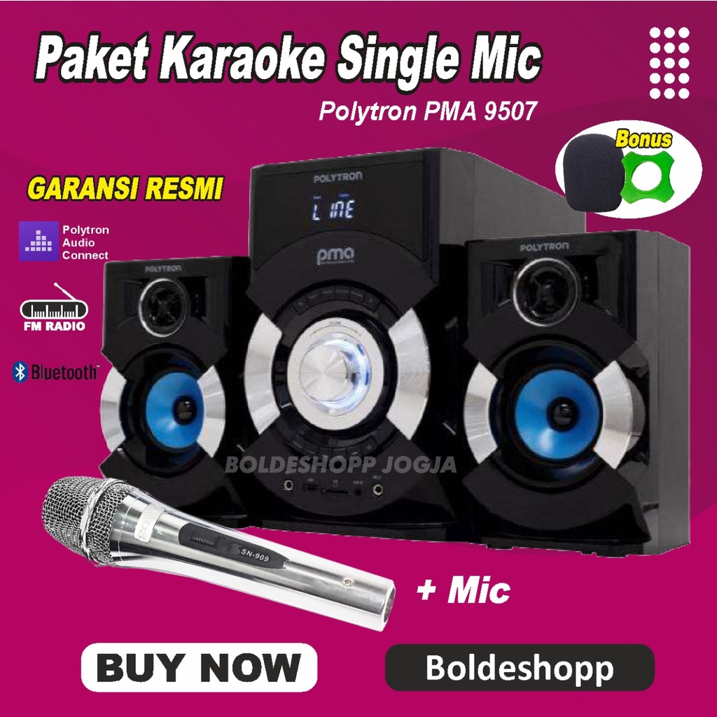 Jual Speaker Aktif Multimedia Polyron Pma 9507 Bazzoke Extra Bass ...