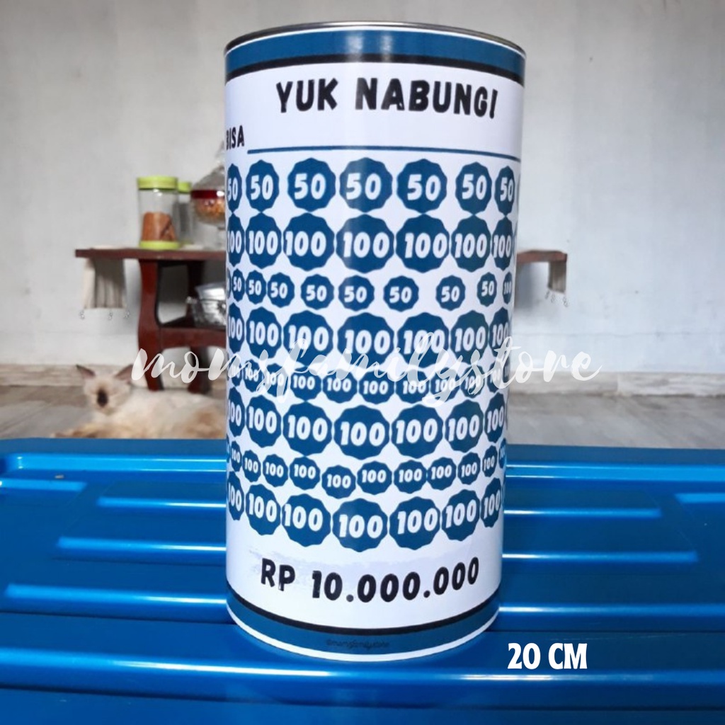 Jual Celengan Target | 10 Juta (Size L) | Shopee Indonesia