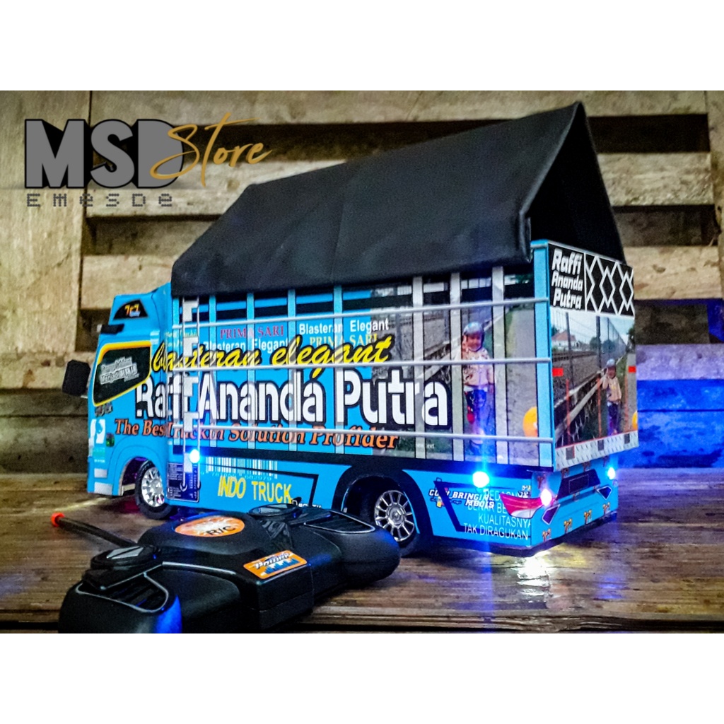 Jual Miniatur truk oleng mainan anak REMOT CONTROL SAMUDERA INDONESA ...