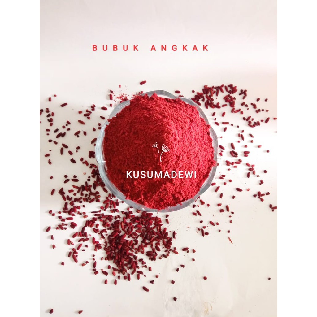 Jual Bubuk Angkak Merah Kering / Pinyin / Red Yeast Rice 1kg | Shopee ...