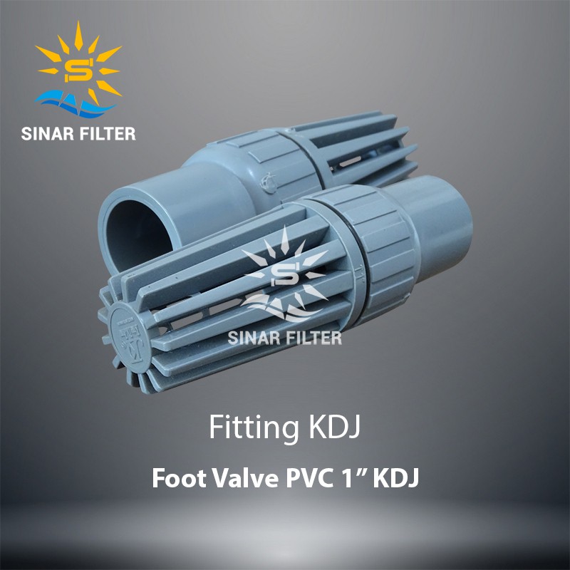 Jual Foot Valve PVC - Foot Klep - Tusen Klep - Tosen klep PVC KDJ 1 ...