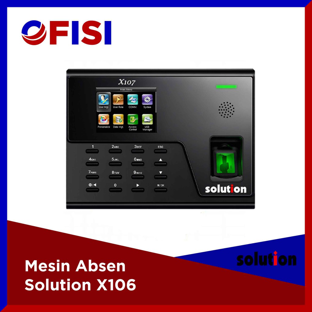 Jual Mesin Absensi Solution X107 | Shopee Indonesia
