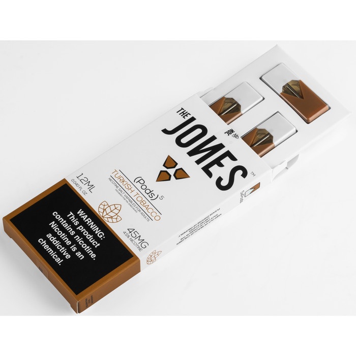 Jual The Jones Turkish Tobacco Pods JUUL Compatible 5 Pods 1.2ml | Shopee Indonesia