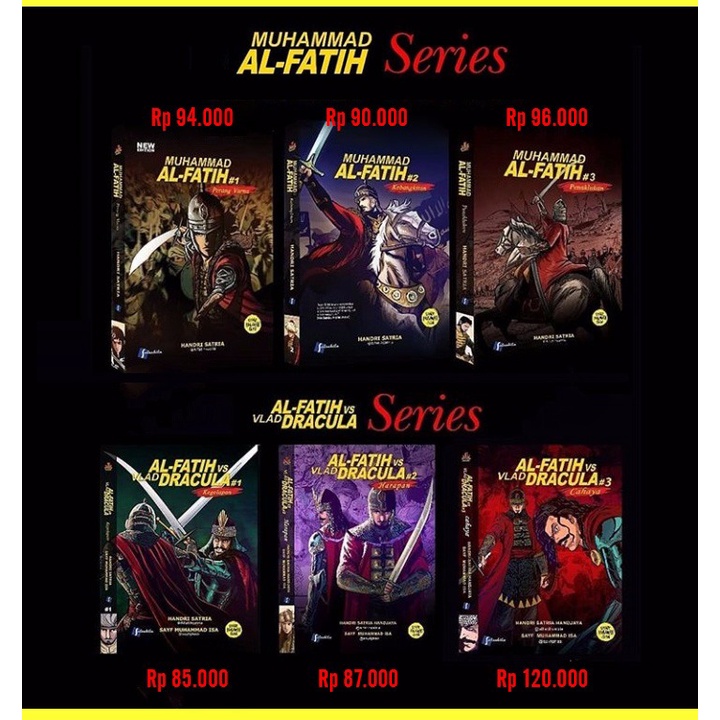 Jual Komik Islami : Serial Muhammad Al-Fatih VS Dracula (3 Volume ...