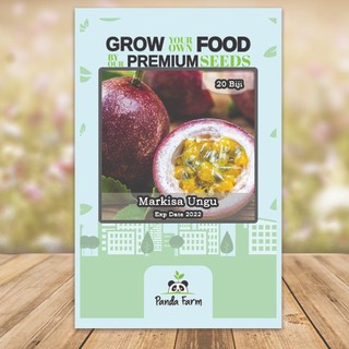 Jual isi 20 benih Markisa Ungu Panda Farm Original | Shopee Indonesia