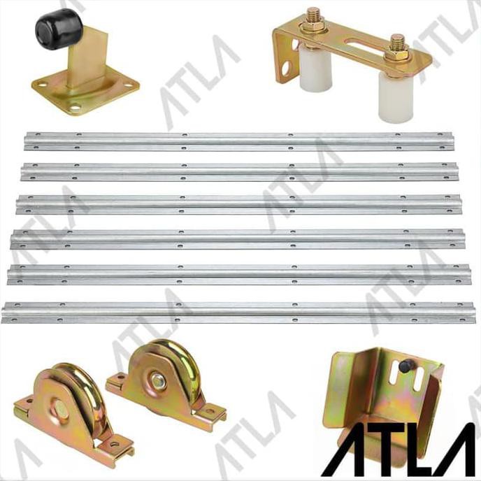 Jual Open Ds Paket Rel Roda Pagar Geser Gerbang Sliding Gate Stopper ...