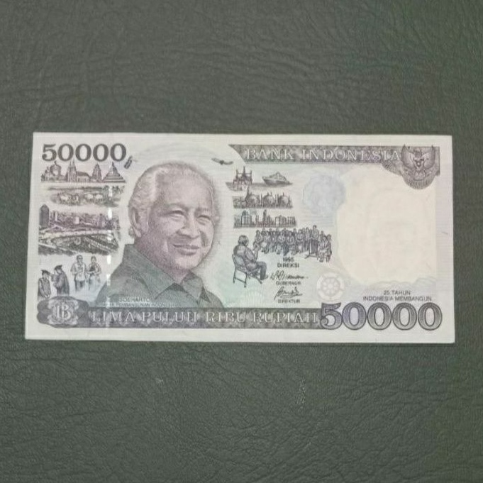 Jual Uang kertas kuno 50000 rupiah Soeharto emisi 1995 | Shopee Indonesia