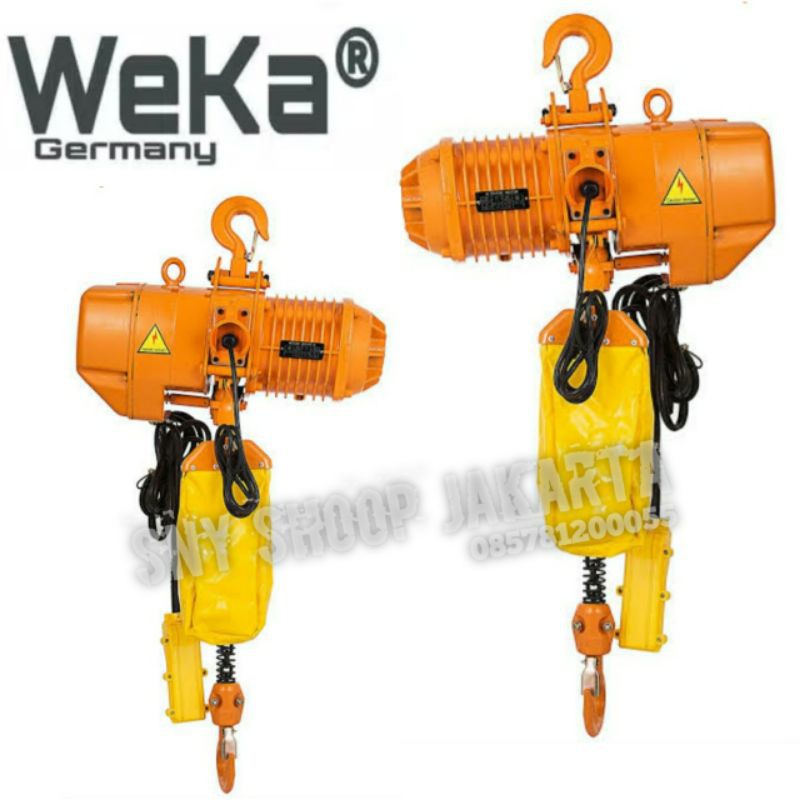 Jual Takel Electric Chain Hoist WeKa 2 Ton 6 Meter Alat Angkat Otomatis ...