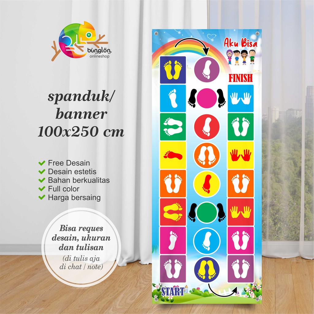 Jual Spanduk, Banner Media Permainan Anak TK, Paud, Kober Indonesia ...