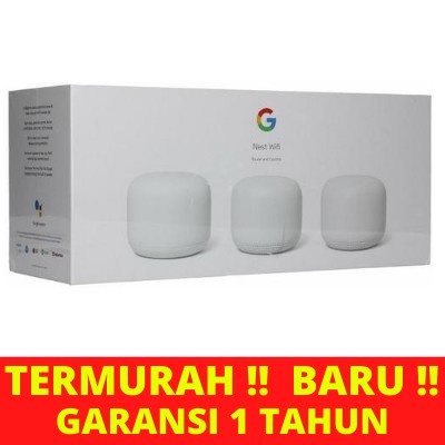 Jual Google Nest Wifi Router + 2 Point Mesh Wifi Gen 2 (Pack of 3 ...