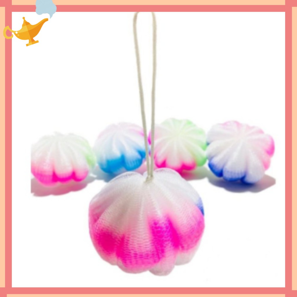 Jual SPONGE SPONS MANDI BATH SPONGE BULAT SHOWER PUFF - GOODWIFE ...