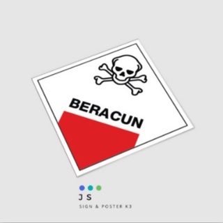 Jual STICKER SIMBOL LIMBAH B3 - BERACUN | Shopee Indonesia