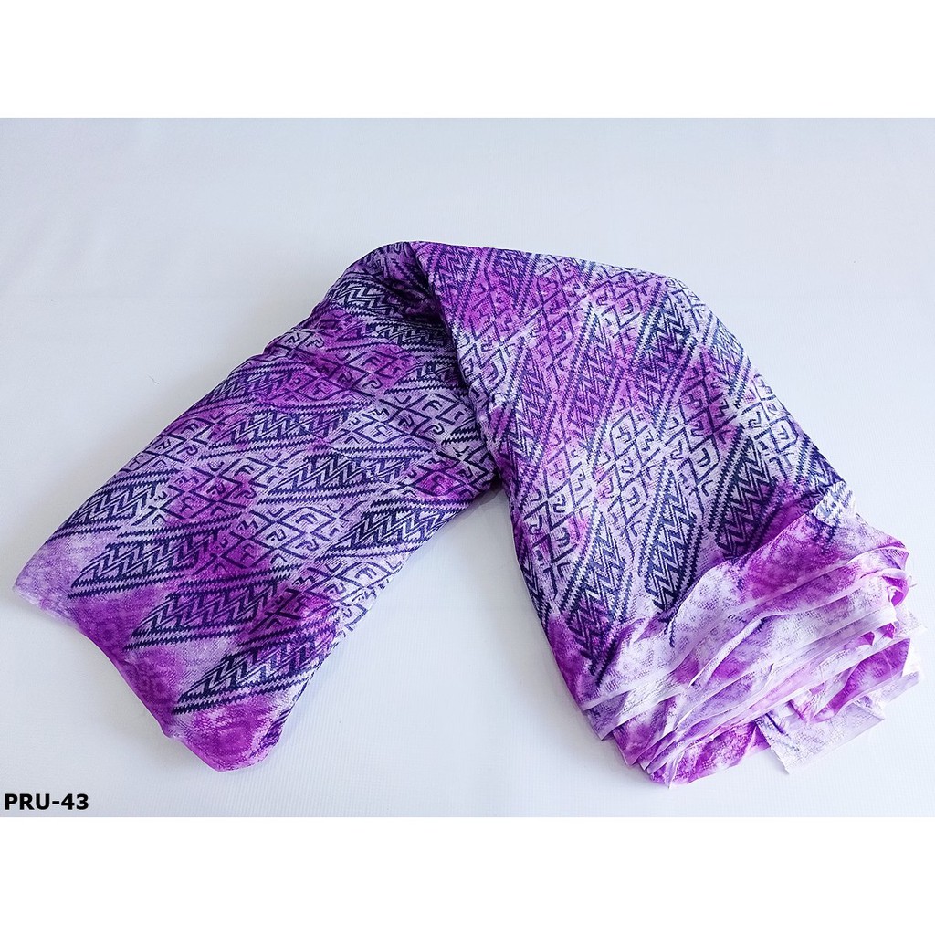 Jual Kain Tenun Dobby Batik Bugis Makassar Gradasi Ungu - Tenun ...