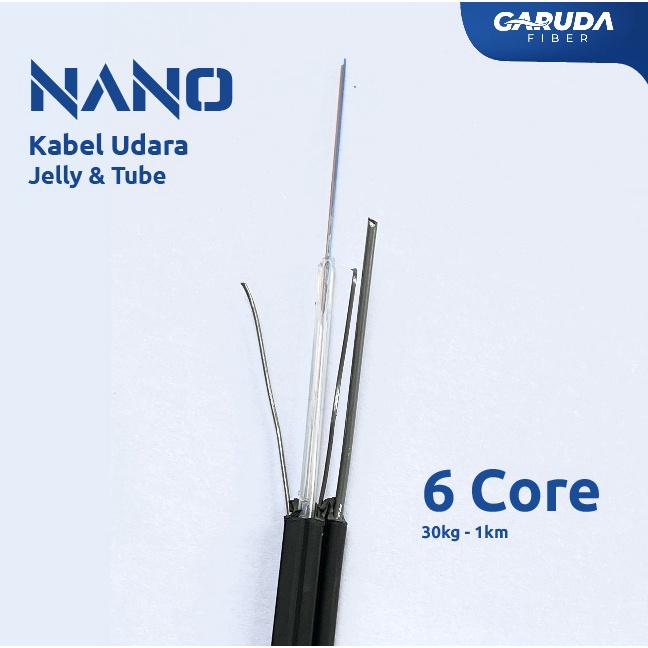 Jual Kabel Udara (Jelly & Tube) 6 Core NANO - panjang 1KM | Shopee Indonesia