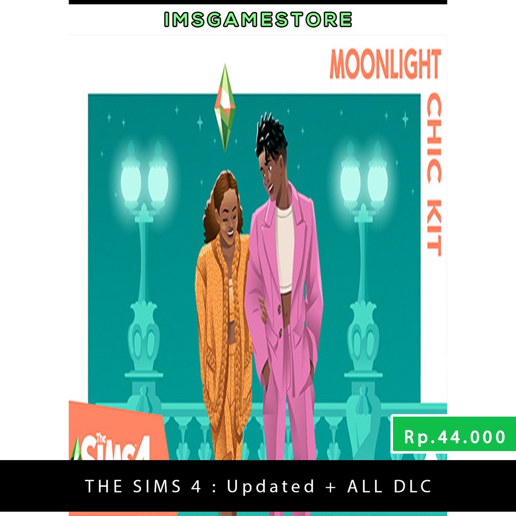 Jual The sims 4 Moonlight Chic Kit Updated + ALL DLC Indonesia|Shopee ...