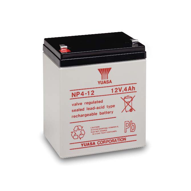 Jual Aki Kering Baterai Yuasa NP4-12 12v 4ah vrla 12 v 4 ah | Shopee ...