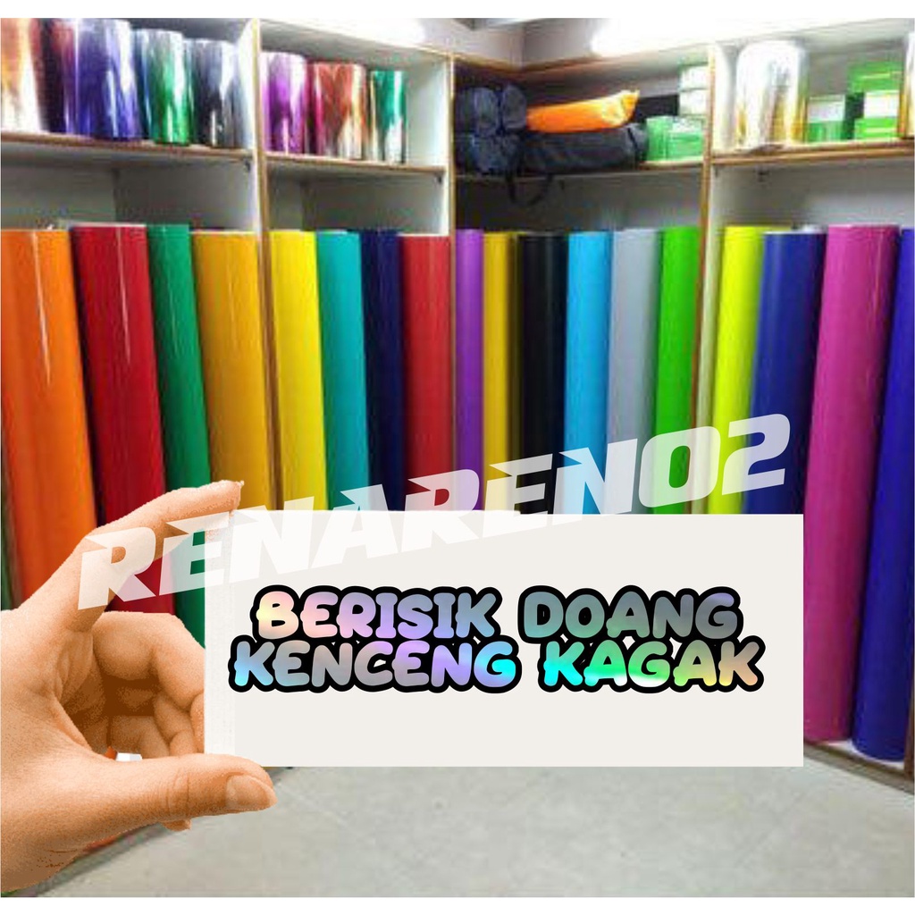 Jual STICKER BERISIK DOANG KENCENG KAGAK | Shopee Indonesia