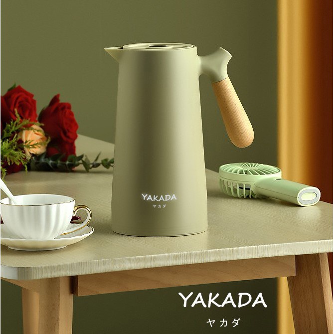 Jual Teko Jug Thermos Air Panas Aesthetic 1 L With Handle Wooden Y-029 ...