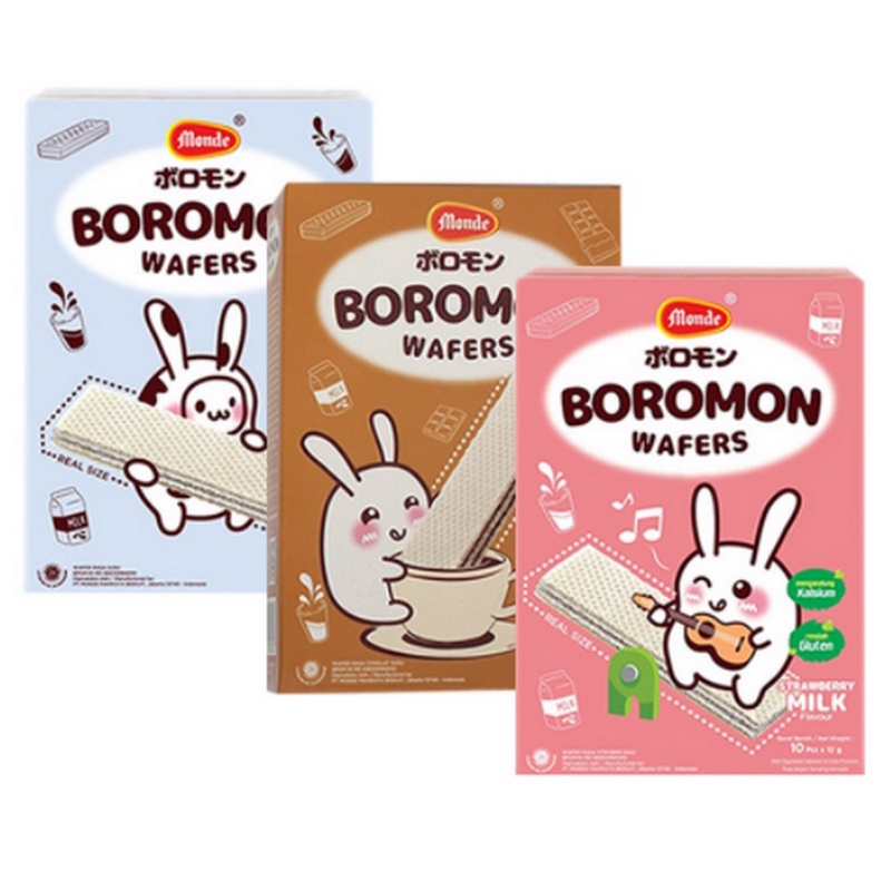 Jual Monde Boromon Wafer 120gr Wafers Snack / Cemilan Anak Indonesia ...