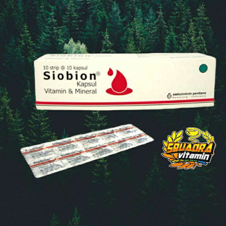 Jual SIOBION VITAMIN PENAMBAH DARAH STRIP | Shopee Indonesia