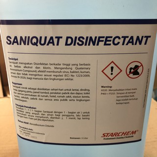 Jual Desinfektan / Saniquat Disinfectant 5 liter | Shopee Indonesia