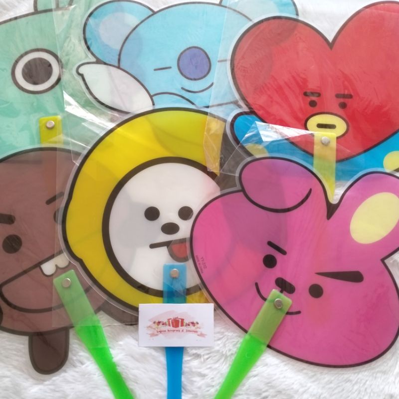 Jual Kipas tangan motif Kpop BTS BT21 | Shopee Indonesia