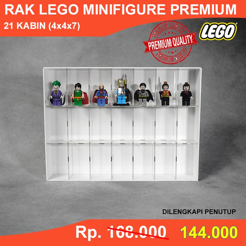 Jual Rak LEGO Minifig 21 Kabin Siap Pakai Indonesia|Shopee Indonesia