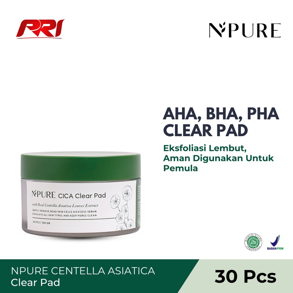 Jual Npure Clear Pad Centella Asiatica - 30 Pcs | Shopee Indonesia