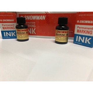 Jual Refill Ink Snowman Permanent Marking / Isi Ulang Tinta Permanen ...