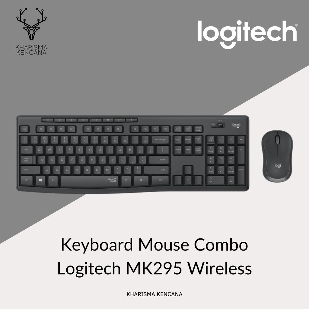 Jual Keyboard Mouse Combo Logitech Mk295 Wireless Shopee Indonesia