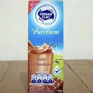 Jual Susu Bendera Frisian Flag Purefarm Kotak UHT Swiss Chocolate | Cokelat - 225 ml (Kemasan ...