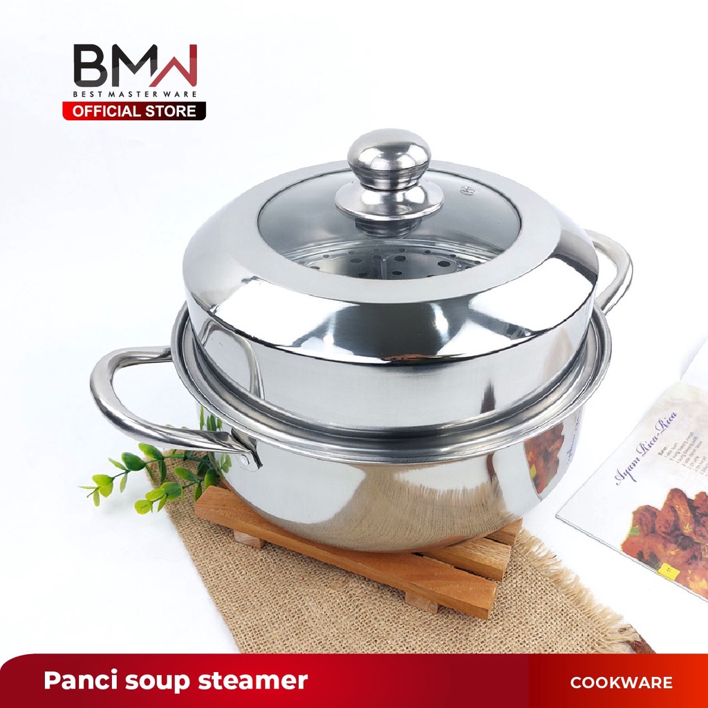Jual BMW Kitchen Ware - Panci Kukus Dandang Panci Steamer Tebal ...