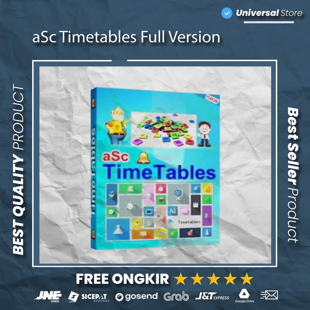 Jual Program aSc Time Tables Full Version Schedule Jadwal Pelajaran ...