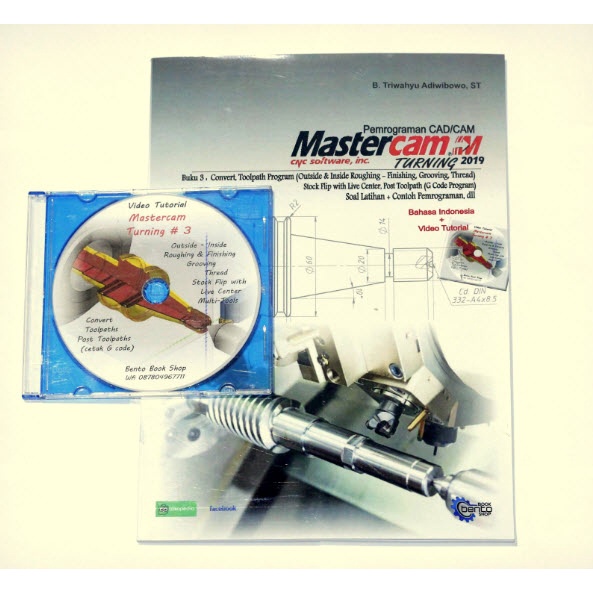 Jual Buku Mastercam Turning 3 + Dvd Panduan | Shopee Indonesia