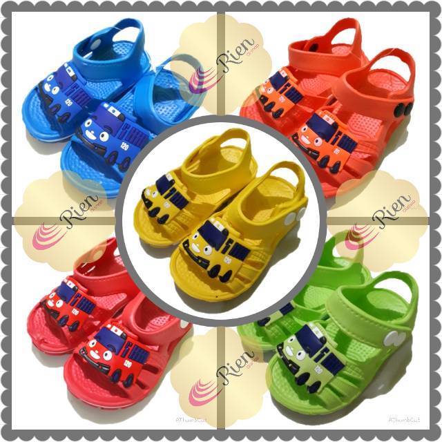 Sandal bayi tayo kancing / sendal anak bayi kancing | Shopee Indonesia