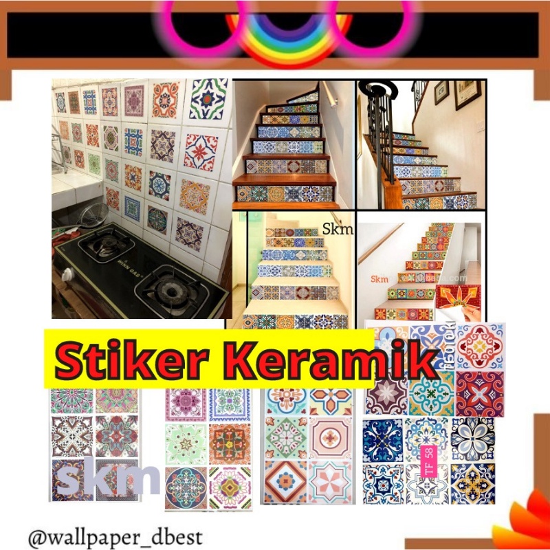 Jual [VIP] STIKER STICKER WALLSTICKER LANTAI STICKER KERAMIK KAMAR ...