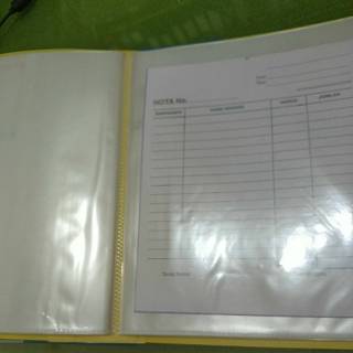 Jual Tempat Kertas Nota File B5 Vtec / Document Keeper B5 / Map Plastik ...