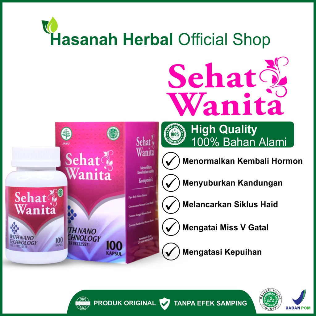 Jual Sehat Wanita Herbal Untuk Promil dan Masalah Kewanitaan Obat Pelancar Telat Haid Terlambat ...