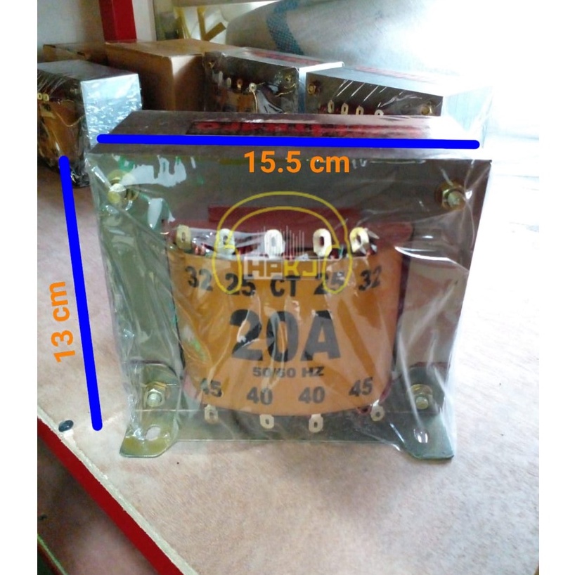 Jual TRAFO TRANSFORMER CSH 20A CT 20 AMPERE 20AH 45V 45 VOLT MURNI | Shopee Indonesia