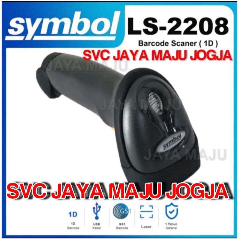 Jual Symbol Ls 2208 1d Auto Scan Usb Ps 2 Barcode Scanner Symbol Ls 2208 Symbol