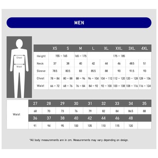 Jual JMURCE - UNIQLO SIZE CHART LENGKAP | Shopee Indonesia