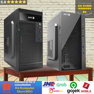 Jual CASING PC CASE STANDAR MURAH SPC SKMC SERIES + INCLUDE PSU 450WATT ...