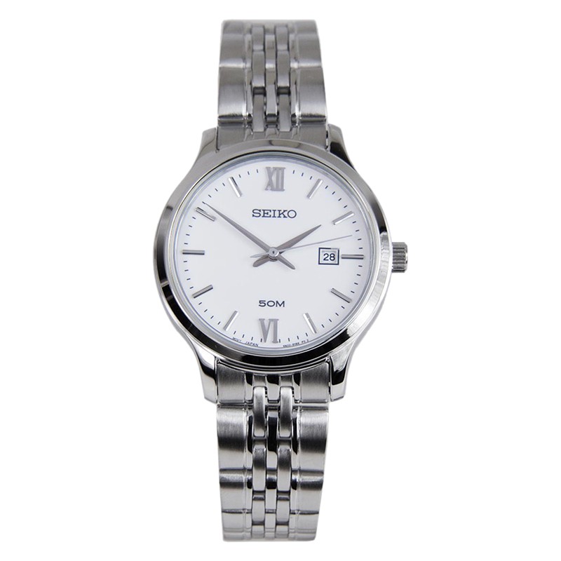 Jual Jam Tangan Wanita Seiko Neo Classic SUR711P1 Quartz White Dial ...