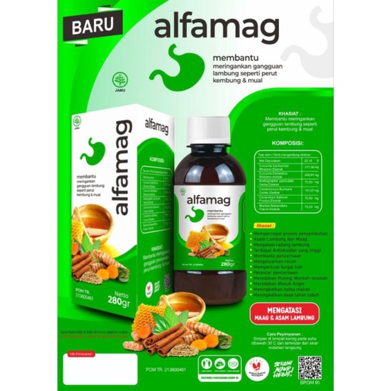 Jual Alfamag ANH Madu Maagh Madu Pencernaan Herbal Maagh Herbal Gerd ...