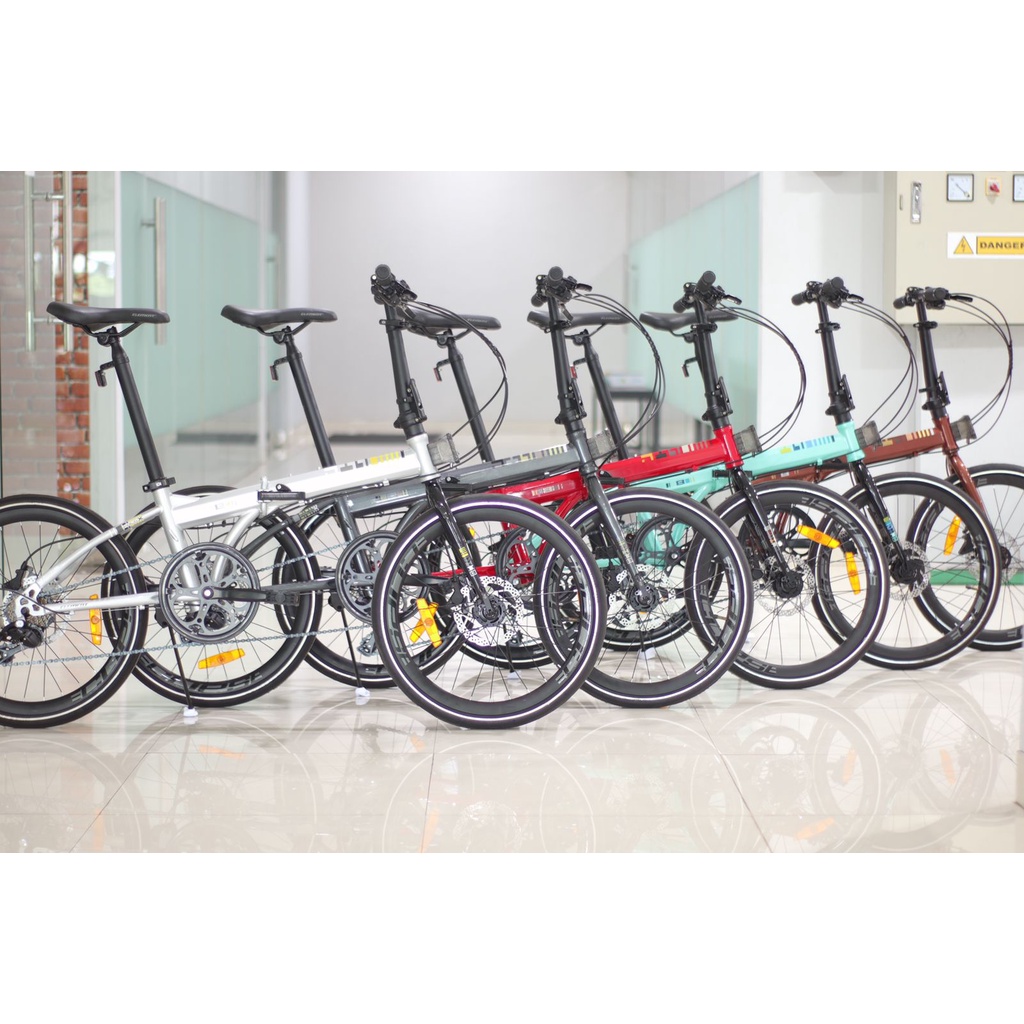 Jual Sepeda Lipat fold x 8 Speed rem Hidraulic | Shopee Indonesia