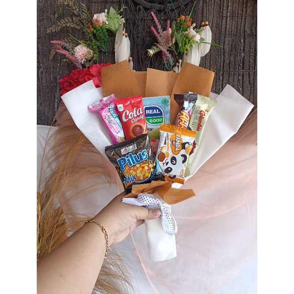 Jual buket mini 10 ribuan | buket snack | buket jajan | snack bucket ...