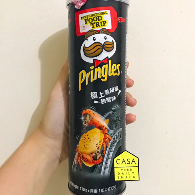 Jual PRINGLES BLACK PEPPER CRAB TAIWAN | Shopee Indonesia