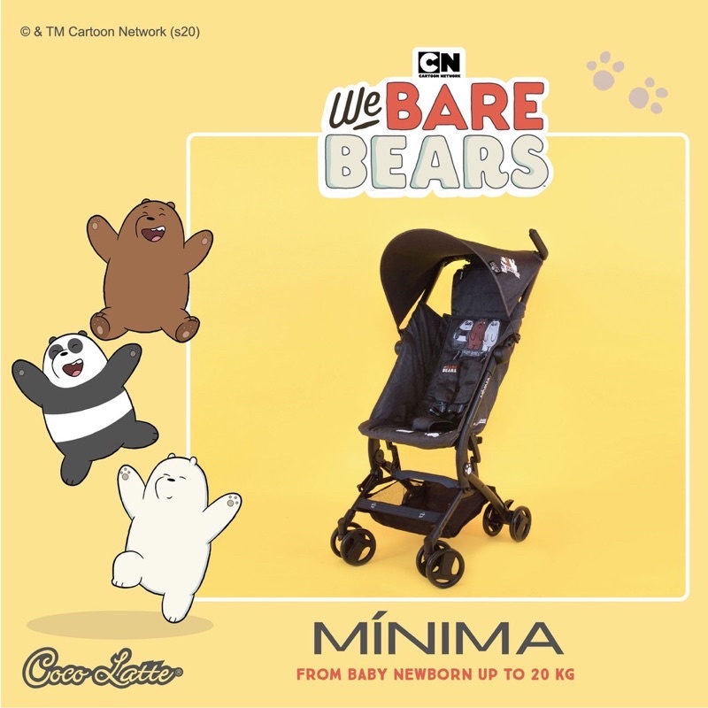 Jual Sewa - Cabin size stroller Cocolatte Minima x We Bare Bears ...