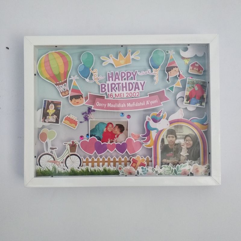 Jual Scrap Frame/Popup 3D/Bingkai 3D/Pigura 3D ukuran 30 x 40 cm ...