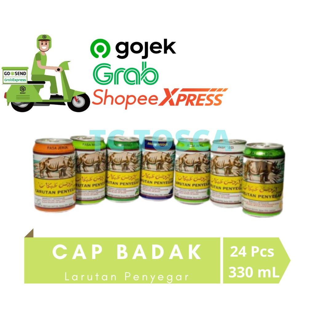 Jual Larutan Penyegar | Larutan Penyegar Cap Badak Kaleng 1 Dus Isi 24 Pcs | Shopee Indonesia